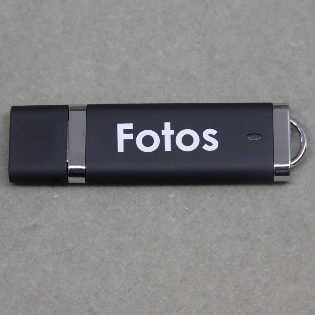 Black Customised Personalized USB Memory Stick – Possibox
